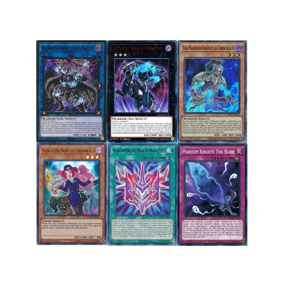 Other | Yugioh Phantom Knights 223 Deck Rusty Bardiche Fog Blade Torn ...